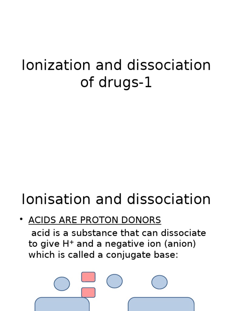 Acidity and Basicity of Drugs | PDF | Acid Dissociation Constant | Acid