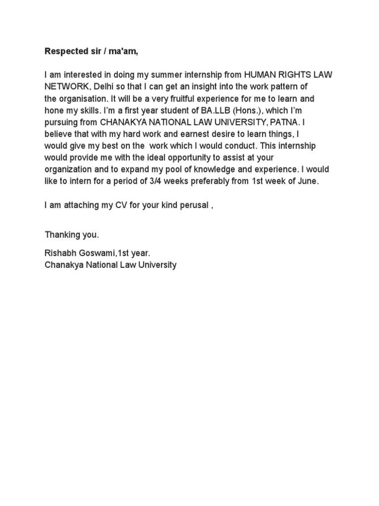 Respected Sir / Ma'am | PDF