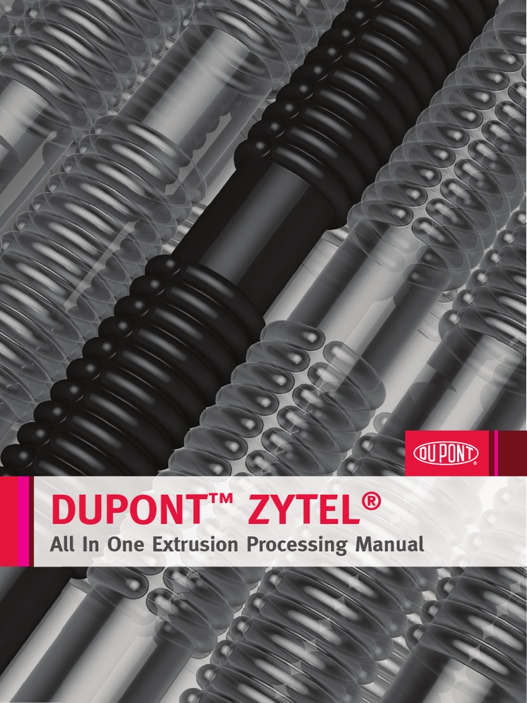 Zytel-All in One Extrusion Processes | PDF | Extrusion | Thermoplastic