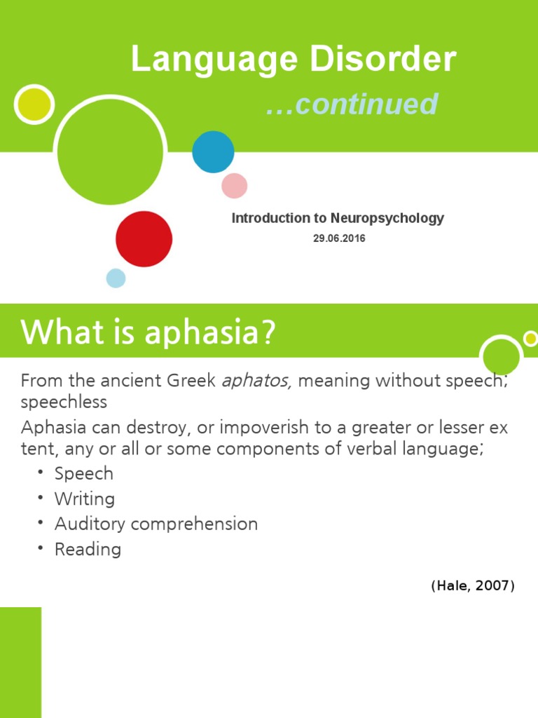 Broca's Aphasia | Aphasia | Central Nervous System