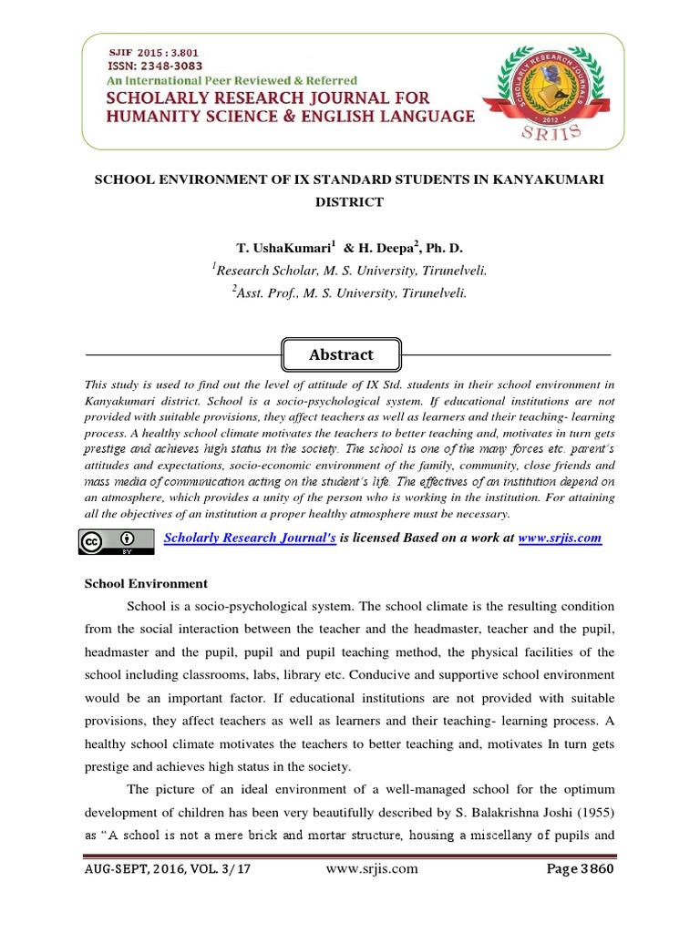 1 Deepa Raja | Download Free PDF | Teachers | Cognition