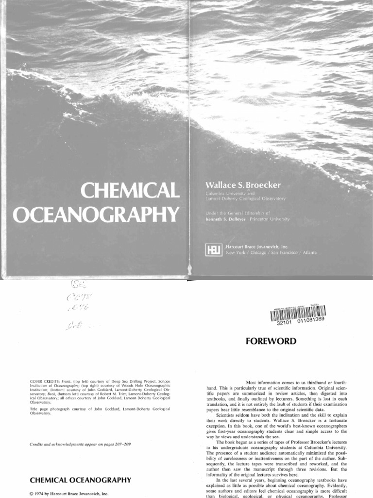 Chemical Oceanography | PDF | Nature | Science