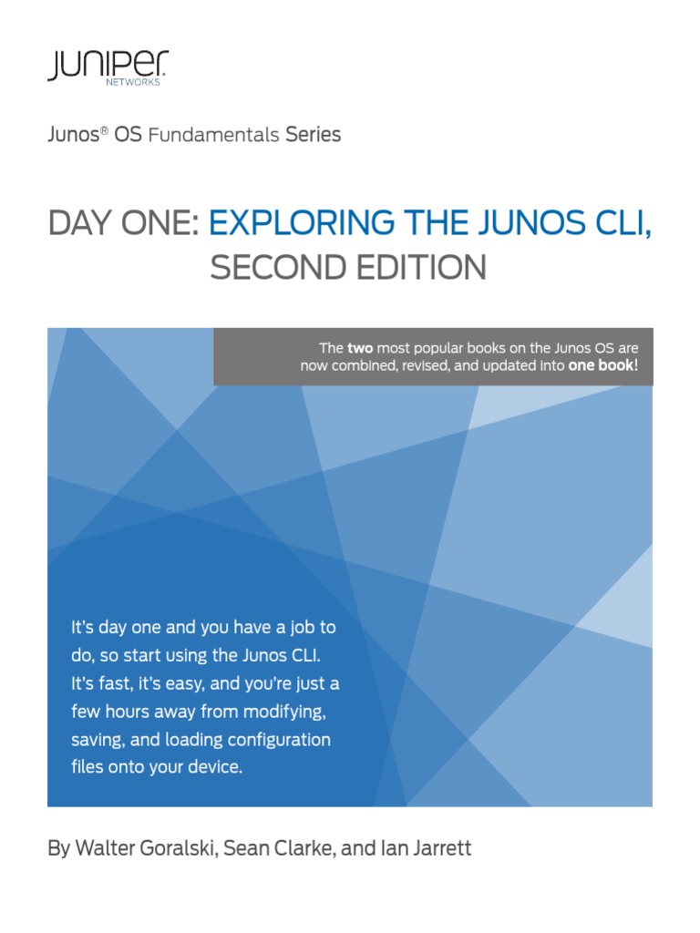 Day One Exploring The Junos Cli Pdf Command Line Interface Shell Computing 