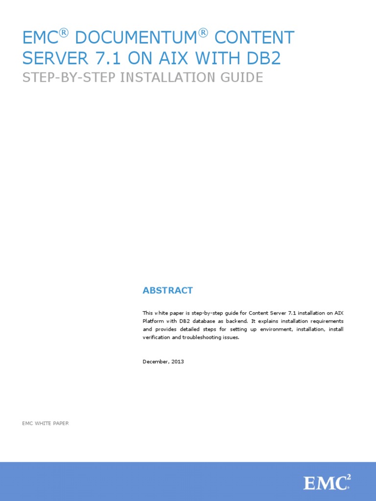 Emc | PDF | Ibm Db2 | Databases