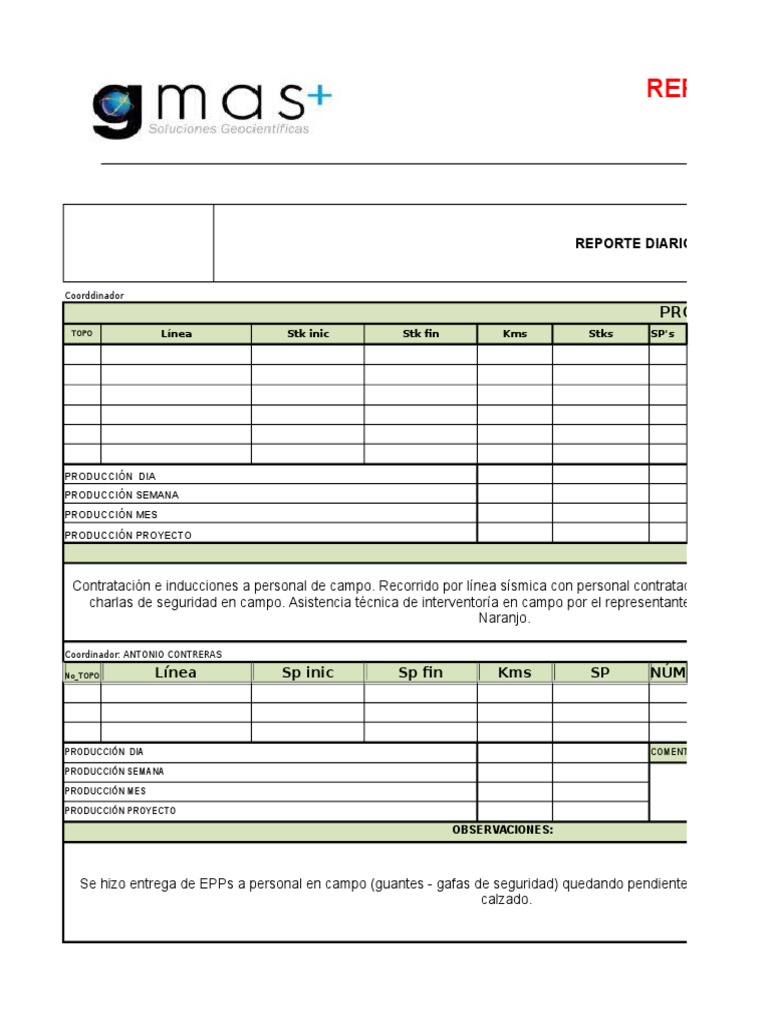 Reporte Diario Sjg2016-2D Agosto 4 | PDF | Residuos | Materiales