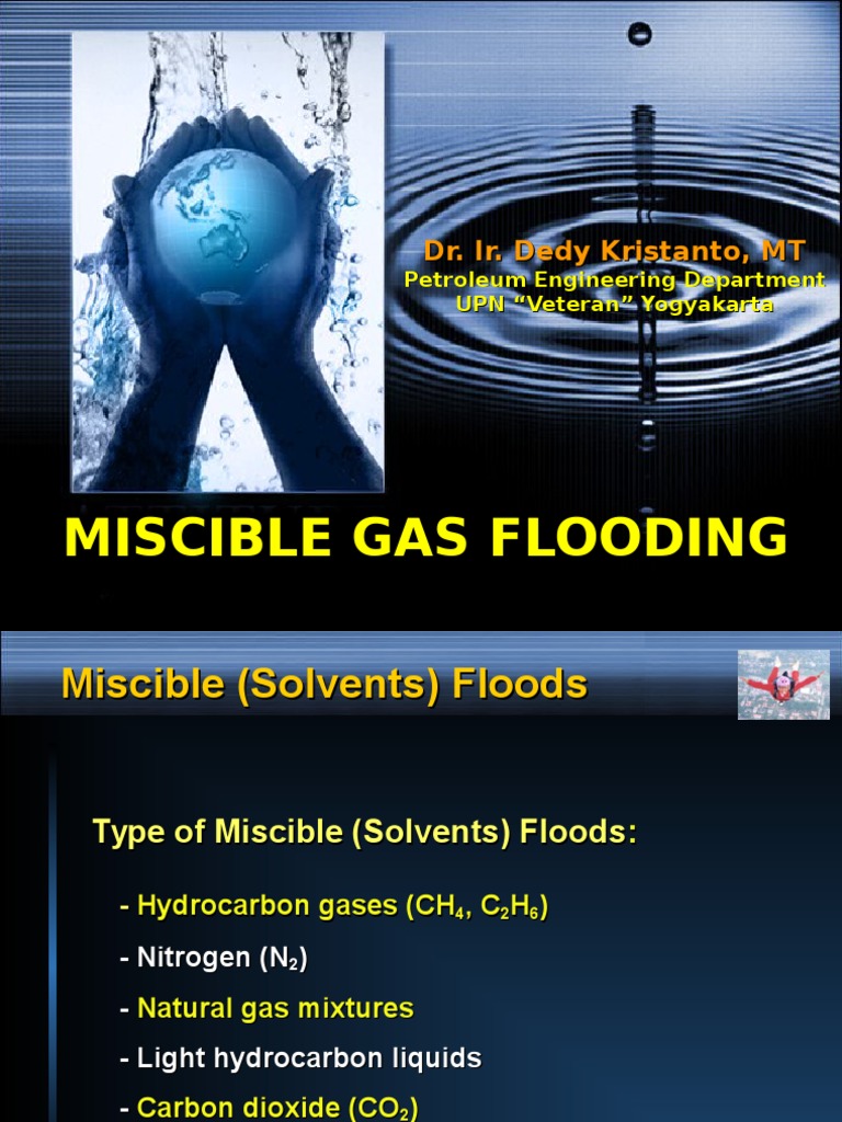 Overview of Miscible Gas Flooding Techniques | PDF | Natural Gas ...