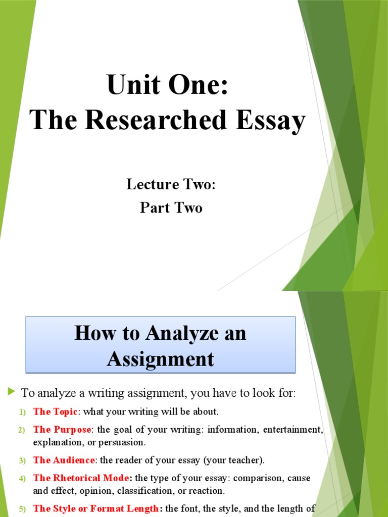 Researched Essay - Part II | PDF
