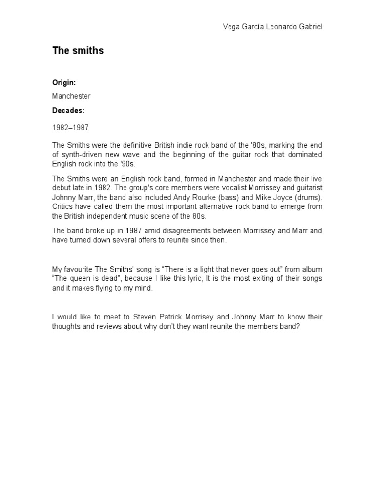 The Smiths | PDF