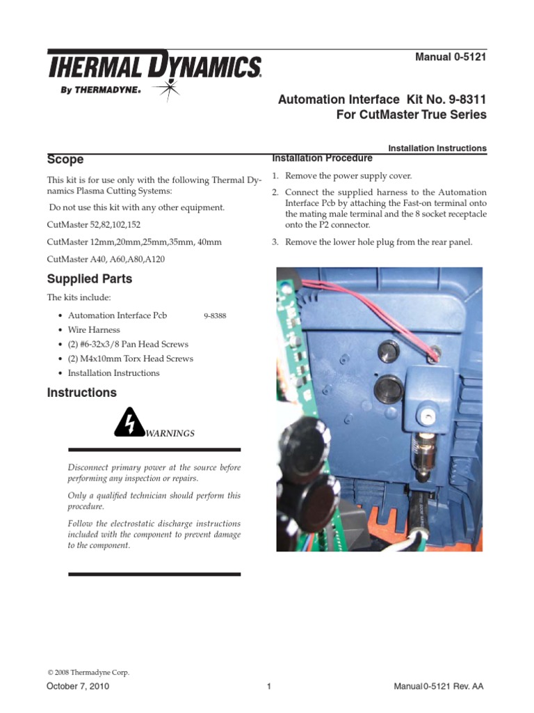 Automation Interface Kit No. 9-8311 | PDF | Science & Mathematics ...