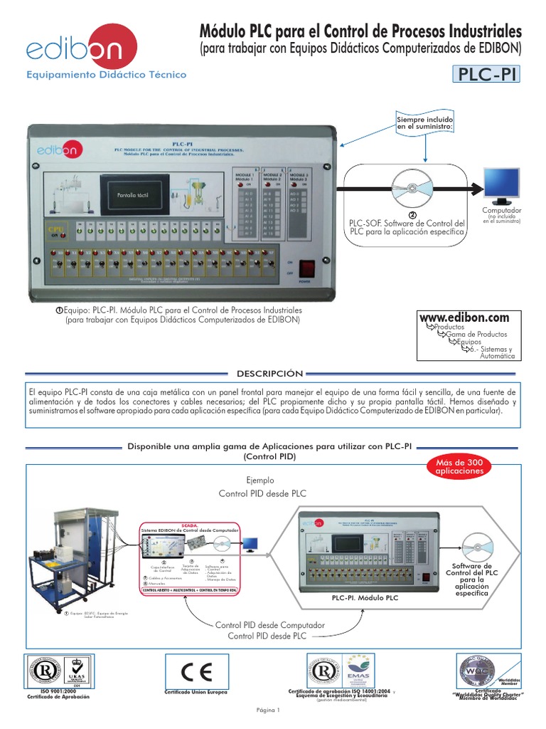 PLC Pi PDF | PDF | Scada | Controlador lógico programable