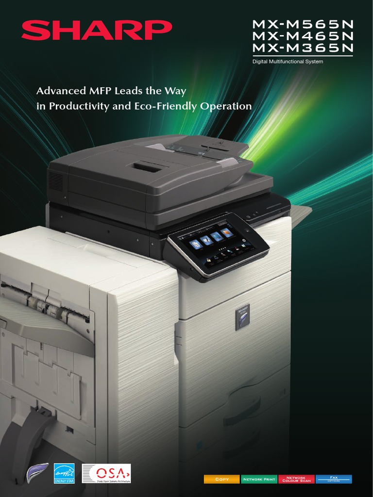 MX-M565_465_365N_BRO_S | Fax | Image Scanner