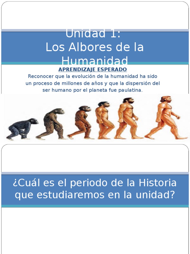 Los Albores de La Humanidad | PDF | Homo | Paleolítico