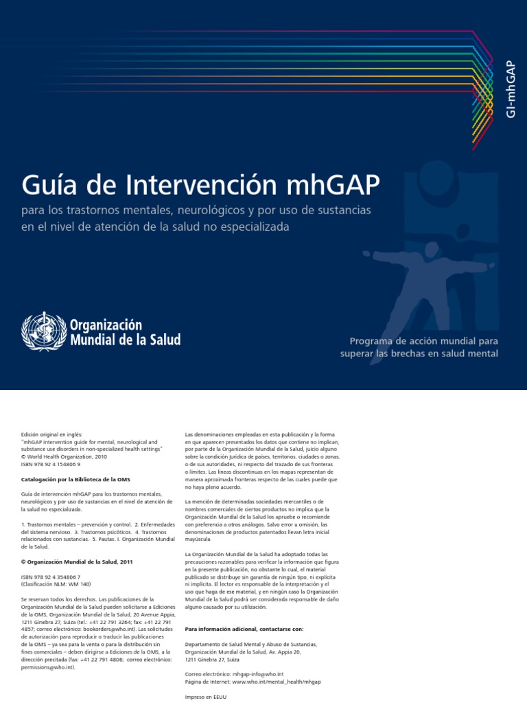 GI MhGAP Espanol | PDF | Salud mental | Inhibidor selectivo de la ...