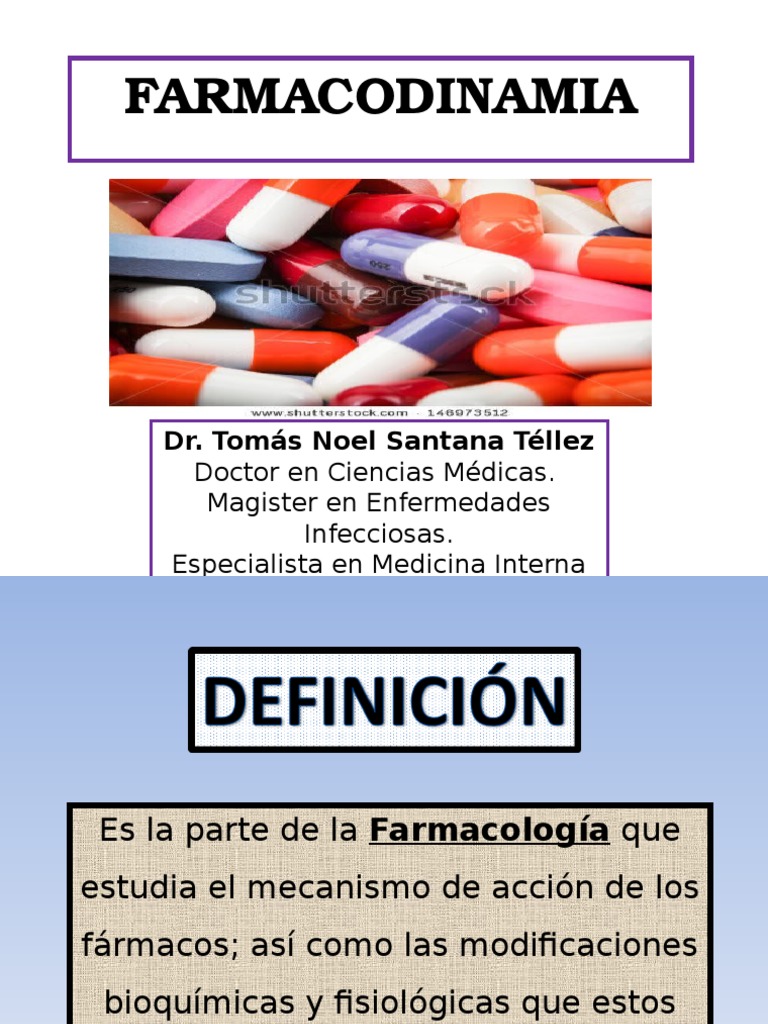 Farmacodinamia | PDF | Receptor (Bioquímica) | Farmacología
