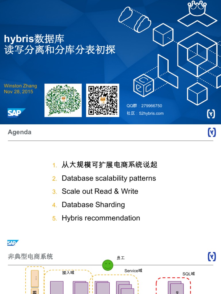 Hybris数据库读写分离和分库分表初探 Winston | PDF | Middleware | Data