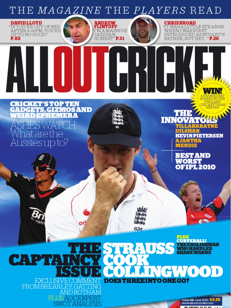 All Out Cricket June 2010 Sample | PDF | England Cricket Team | The Ashes