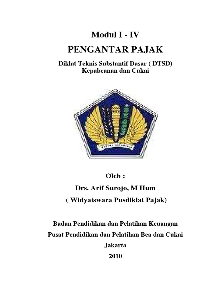 Bea Dan Cukai - Dasar Perpajakan Untuk Bea Cukai | PDF