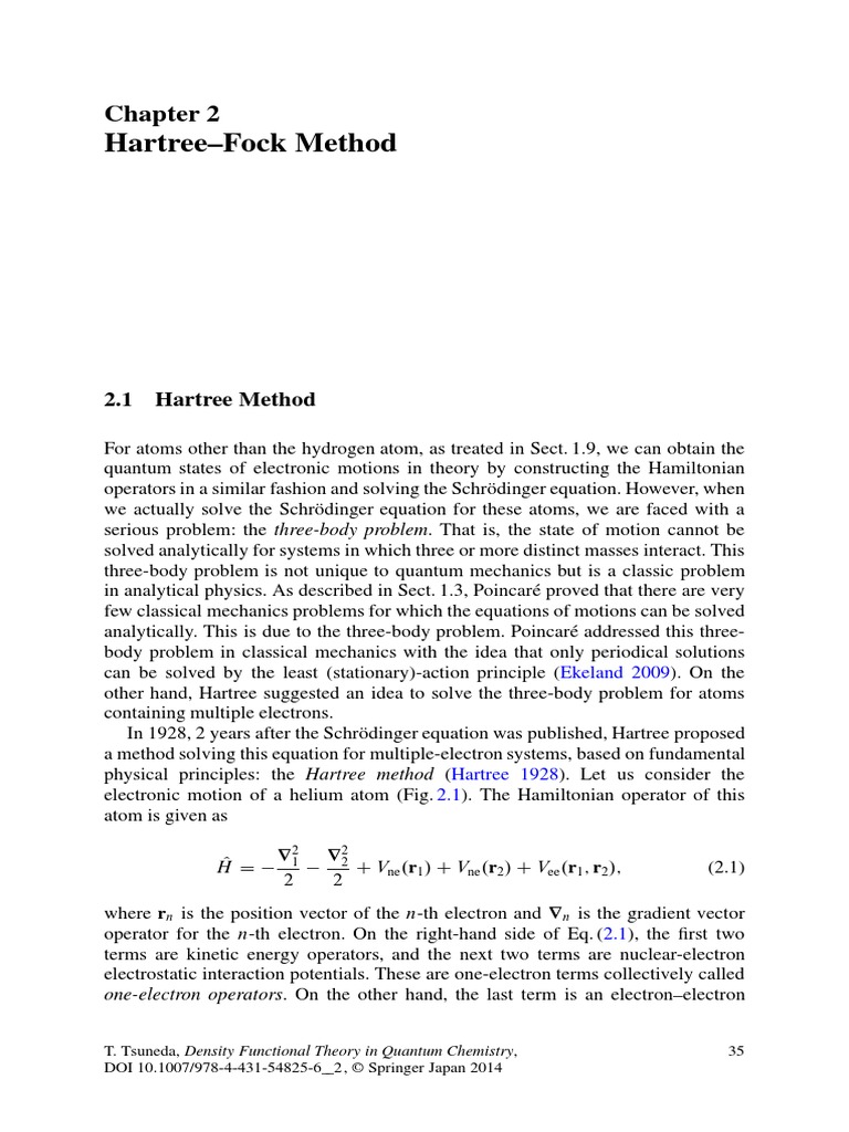 Hatree Fock | PDF | Molecular Orbital | Hartree–Fock Method