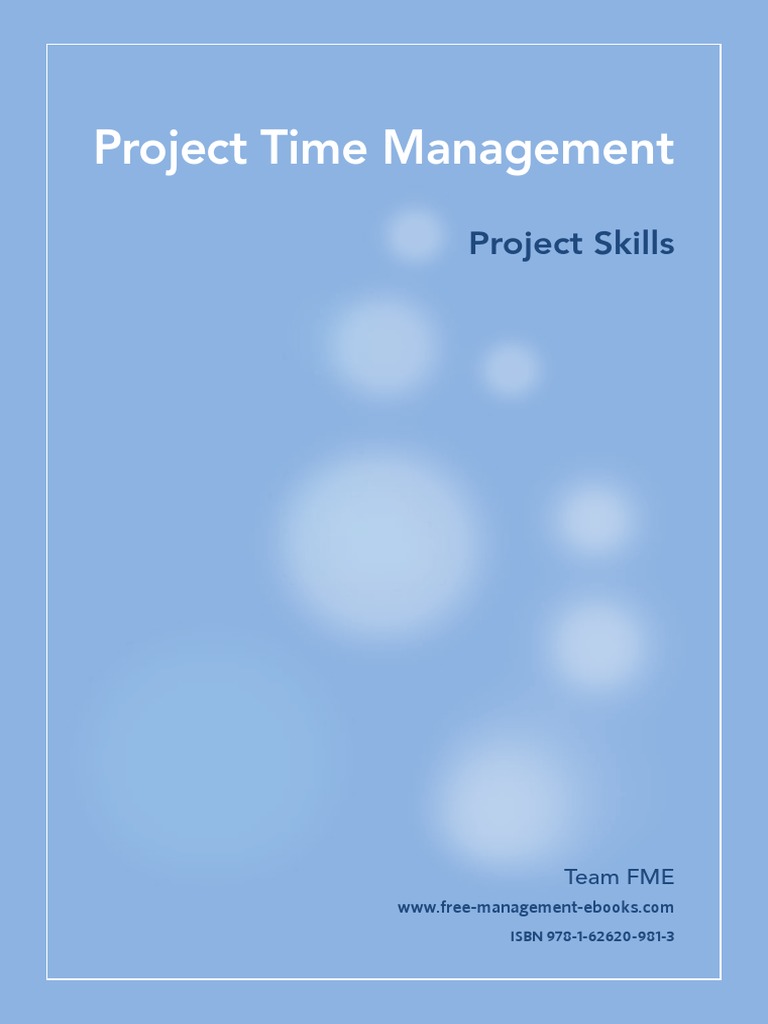 Project Time Management Fme - User | PDF | Project Management ...