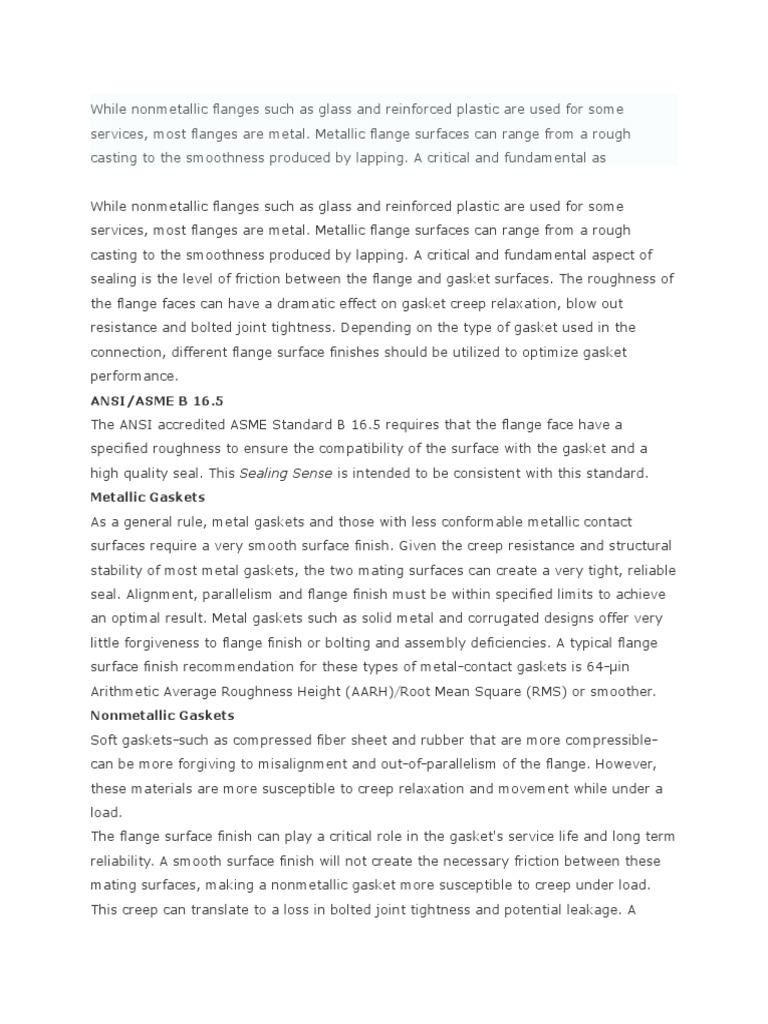 Flanges & Gasket | Download Free PDF | Building Engineering | Mechanical Engineering