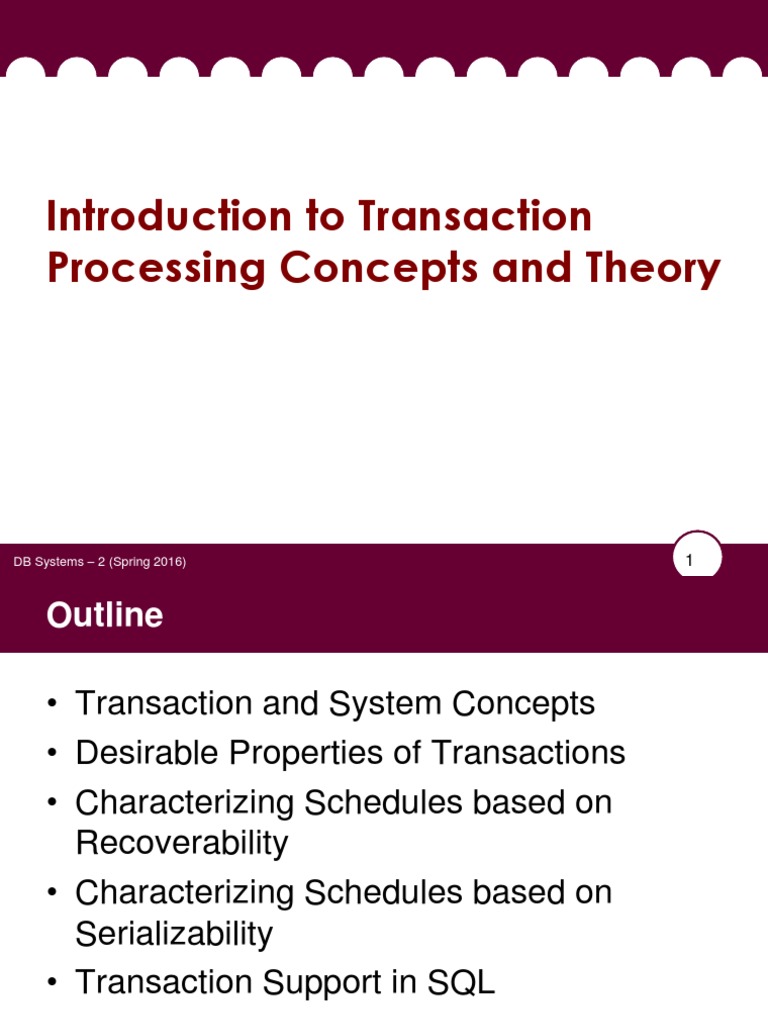 DB2 L03 Transactions | Download Free PDF | Database Transaction | Concurrency (Computer Science)