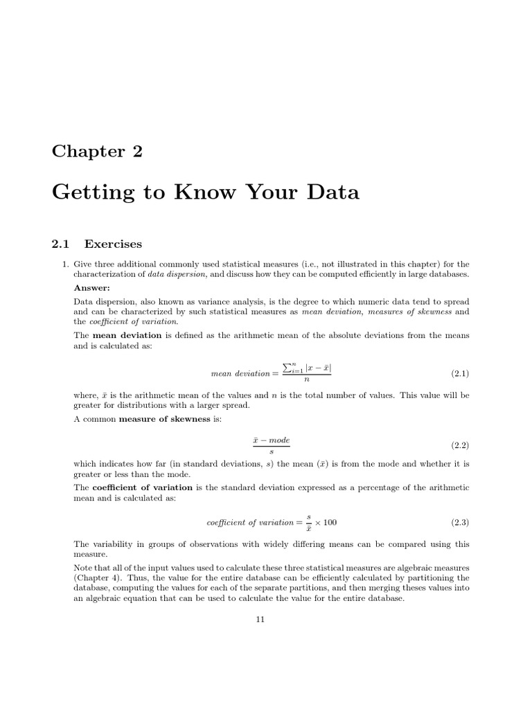 Ch02 Sm 1 Pdf Quantile Arithmetic Mean