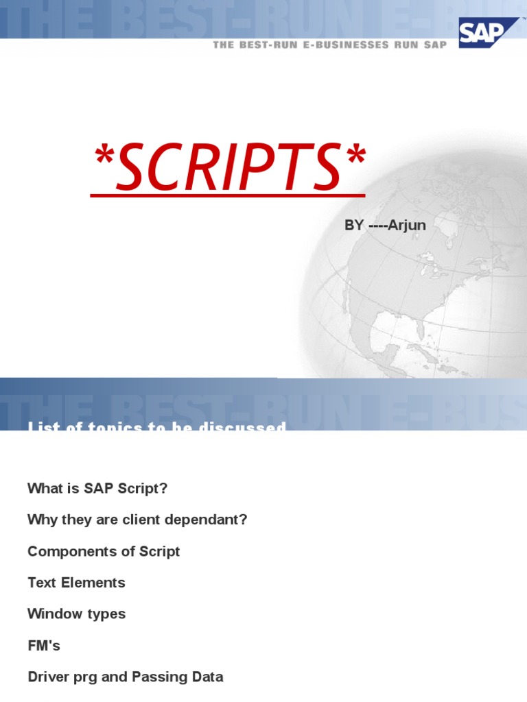 Script PP | Download Free PDF | Scripting Language | Software Engineering
