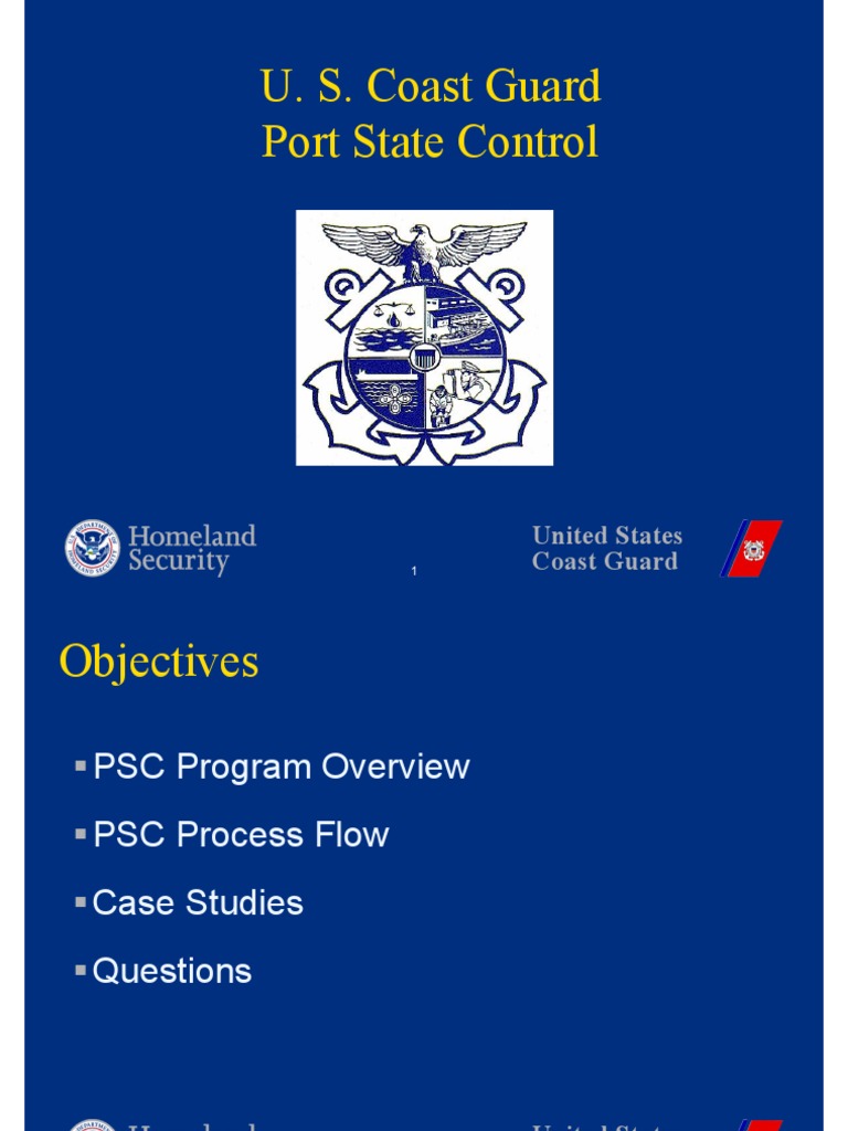 USCG PSC Long Brief With Case Study | PDF | United States Coast Guard ...