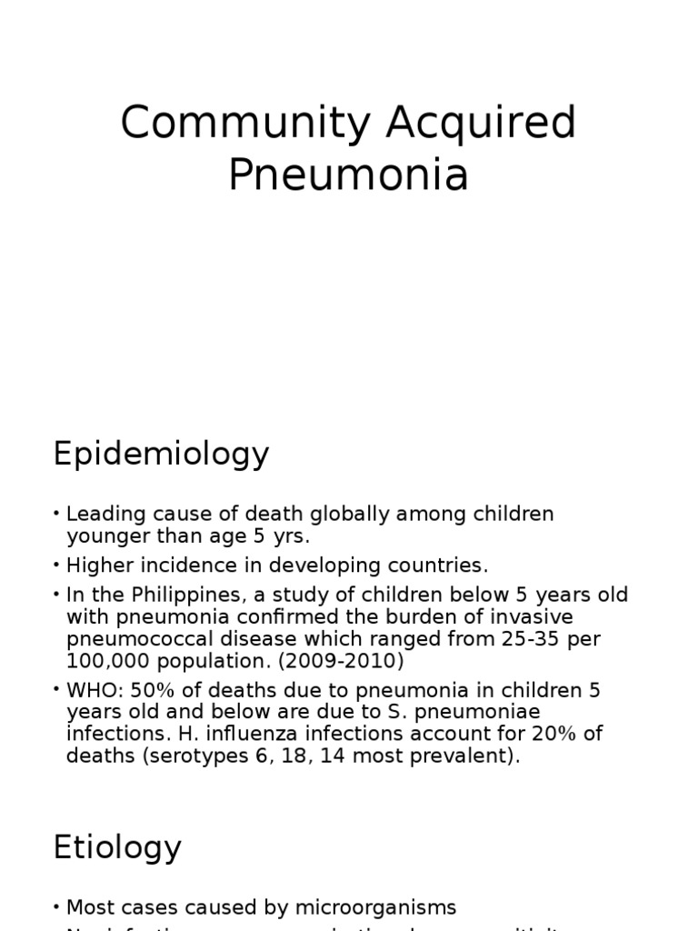 Pneumonia WW Report | PDF | Pneumonia | Respiratory Tract