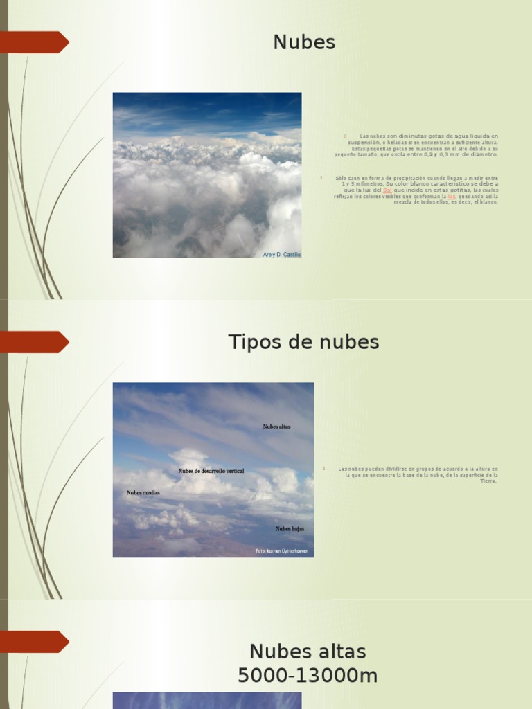 Tipos de Nubes | PDF | Nube | Ciencias atmosféricas