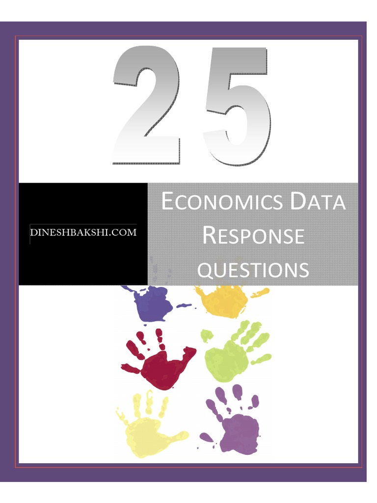 25 Data Response Questions | PDF | Inflation | Unemployment