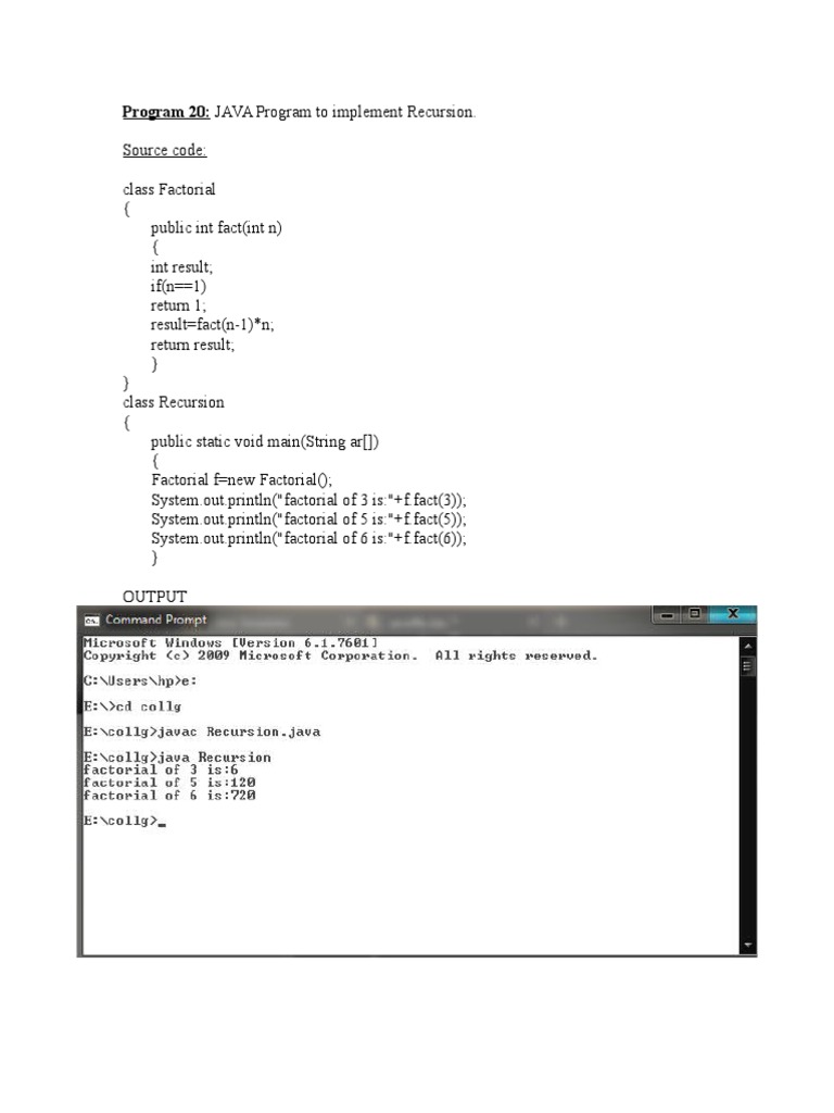 Java Recursion for Beginners | PDF | Computers