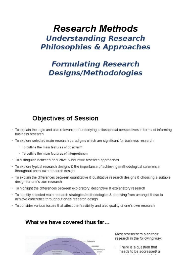 Research Methods: Understanding Research Philosophies & Approaches ...