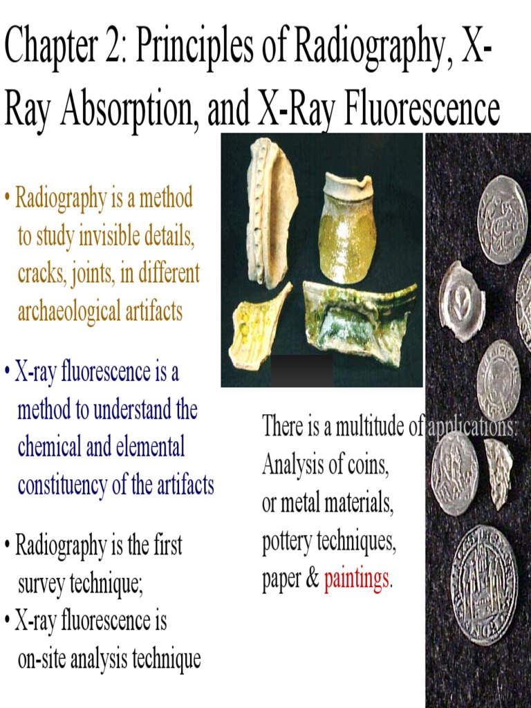 Chapter 2: Principles of Radiography, X-Ray Absorption, and X-Ray ...
