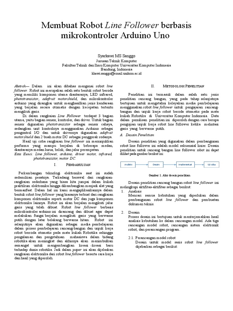 Paper Robotika | PDF | Metode & Bahan Ajar | Komputer