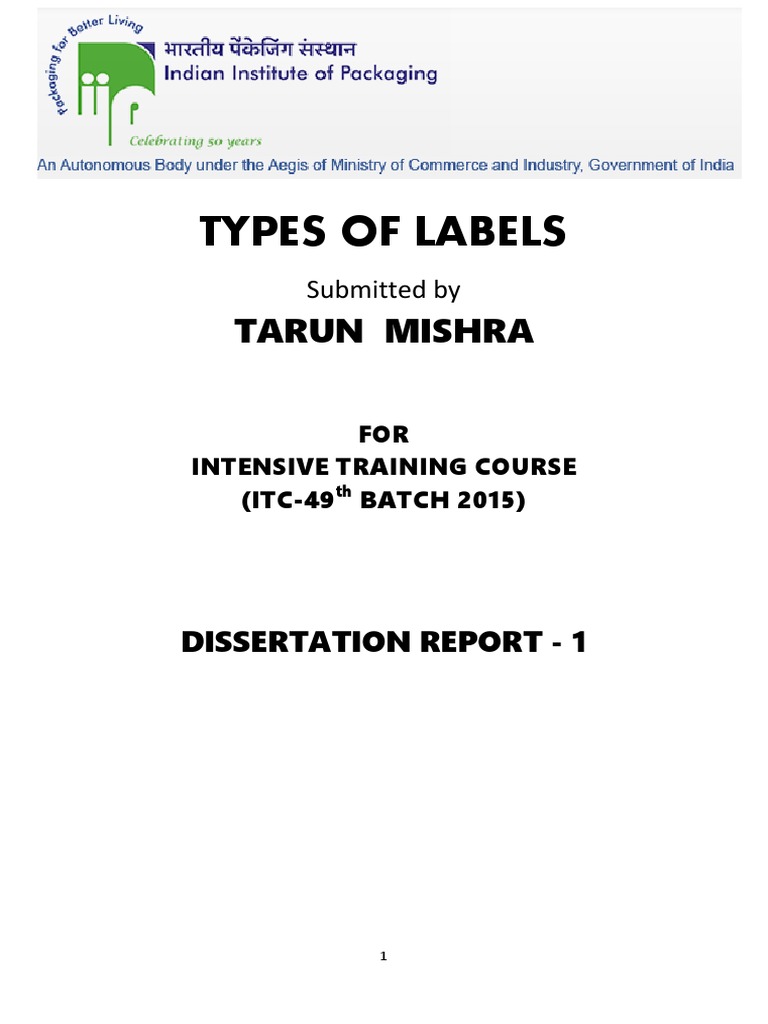 Types of Labels | PDF | Adhesive | Packaging And Labeling
