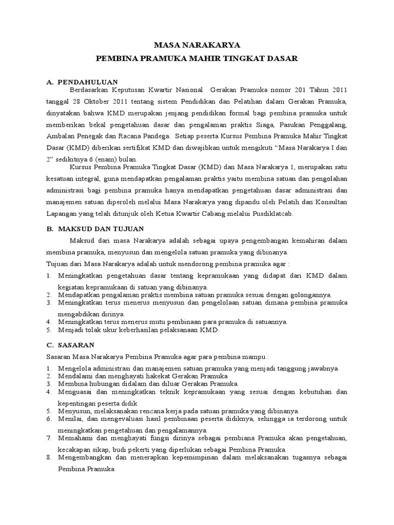 Format Laporan Narakarya | PDF