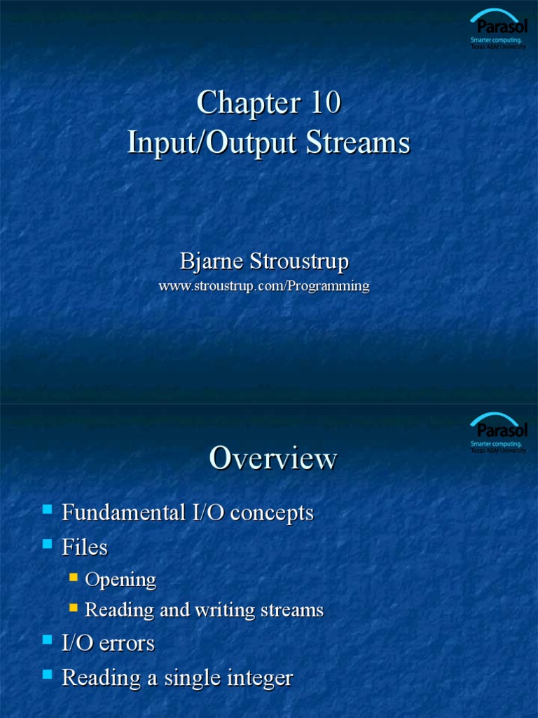 10 Iostreams | PDF