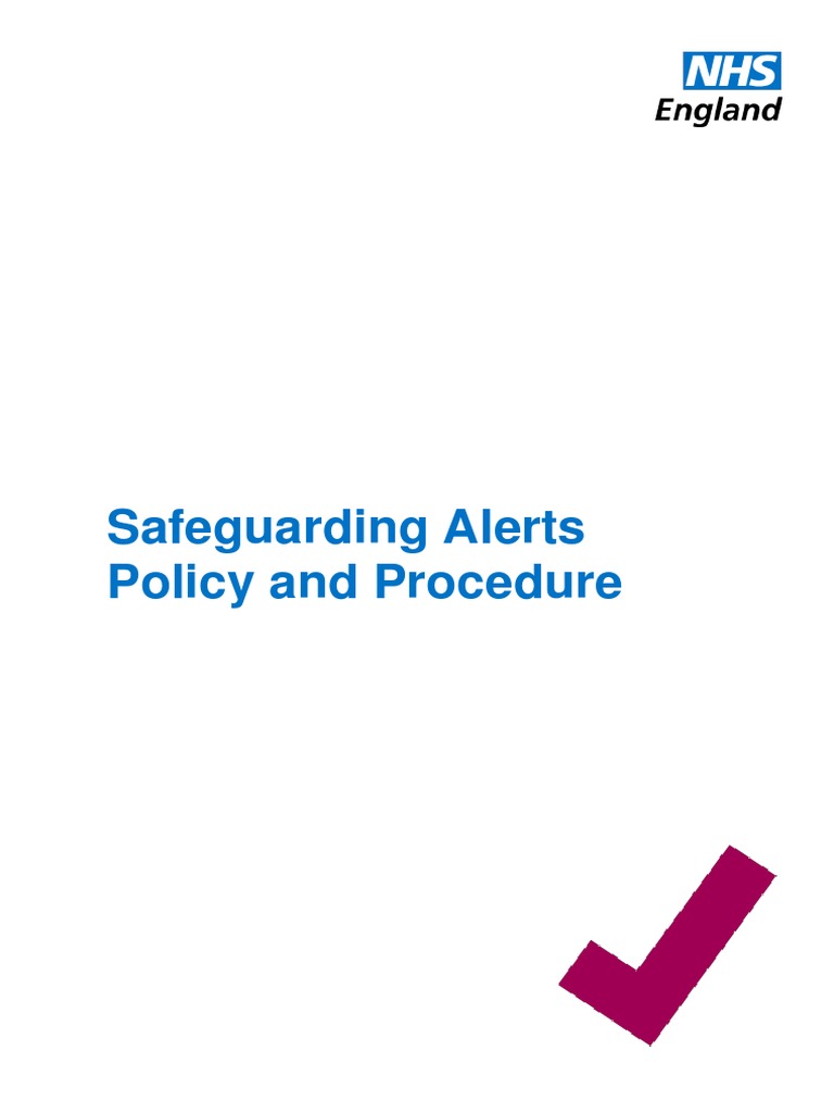 Safeguarding Alerts Policy | PDF | Child Protection | Health Care