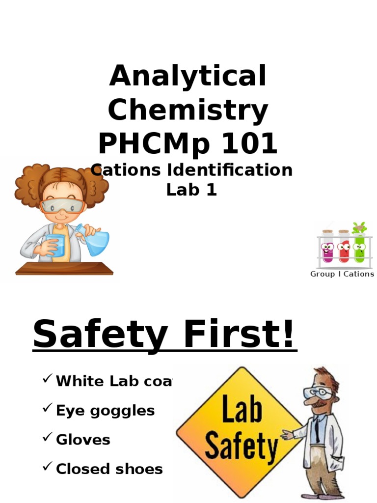 Lab 1 - Cations Group I | PDF | Precipitation (Chemistry) | Solubility