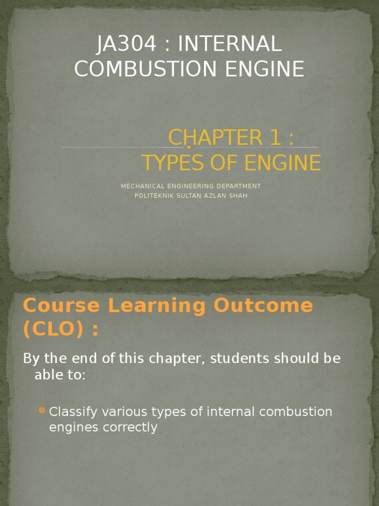 Internal Combustion Engine | PDF | Internal Combustion Engine | Diesel ...