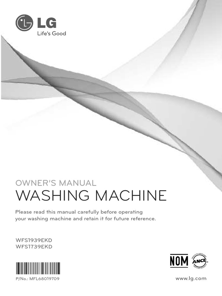 Manual Lavadora | PDF | Washing Machine | Laundry