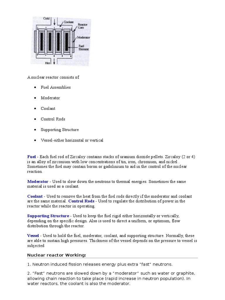 Nuclear Reactor Working | PDF | Nuclear Reactor | Nuclear Fuel