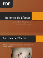 Balística de Efectosheridas. | PDF | Proyectiles | Munición