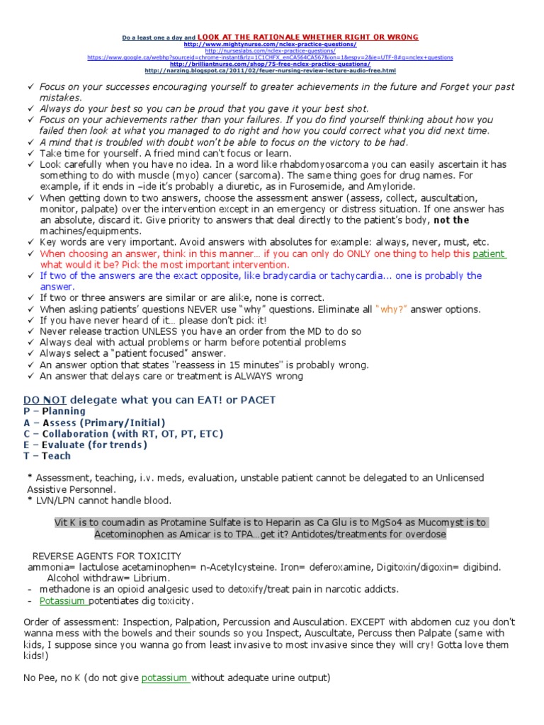 Updated Nclex-Study-Guide (1).pdf | Chronic Obstructive Pulmonary ...