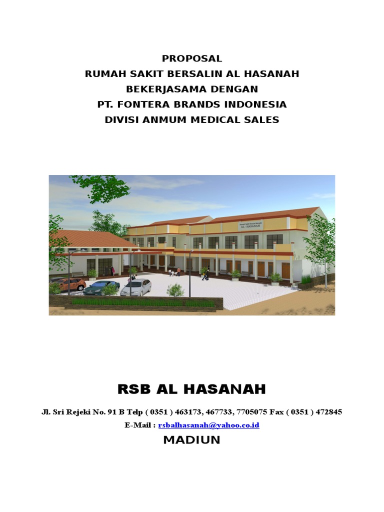 Proposal Layanan USG 4D RS Al Hasanah | PDF