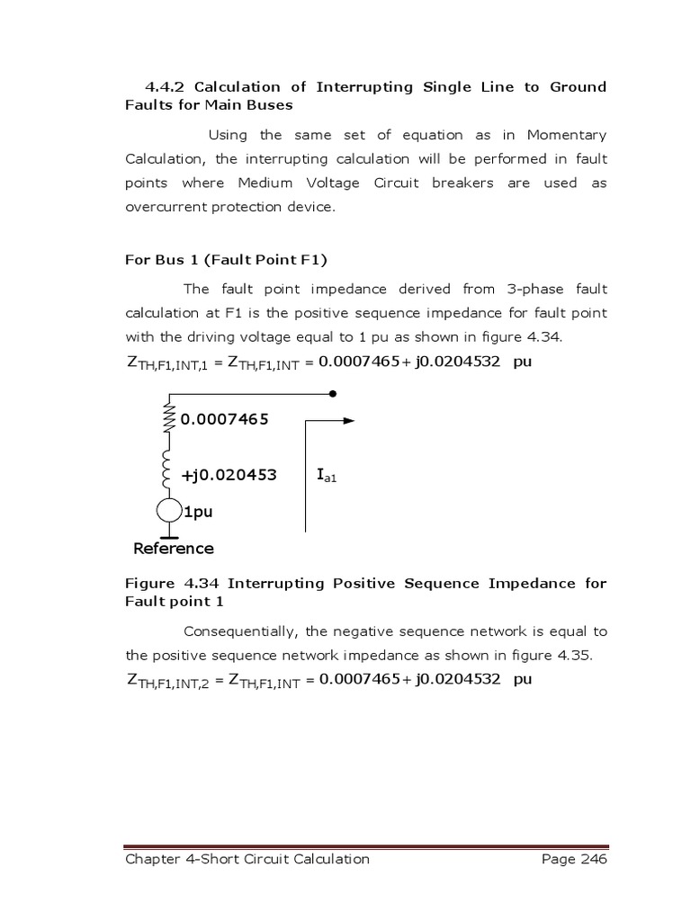 21-Chapter 4 Short Circuit Analysis Working-InT SLG | PDF | Electrical ...