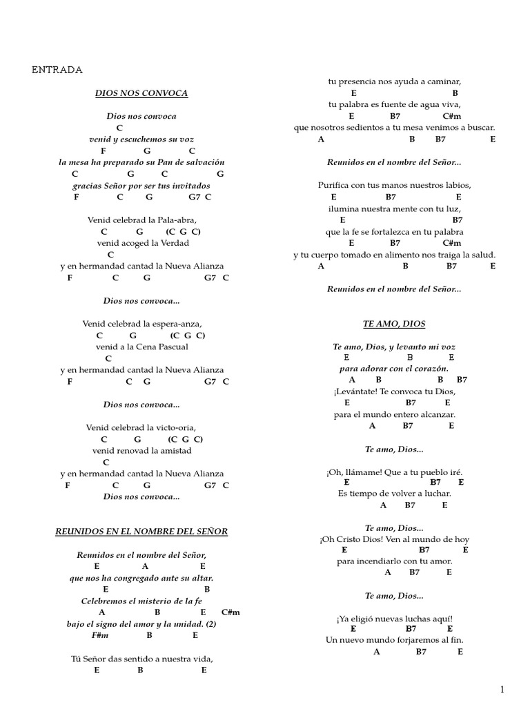Acordes Marisol I | PDF | Cristo (título) | Amor