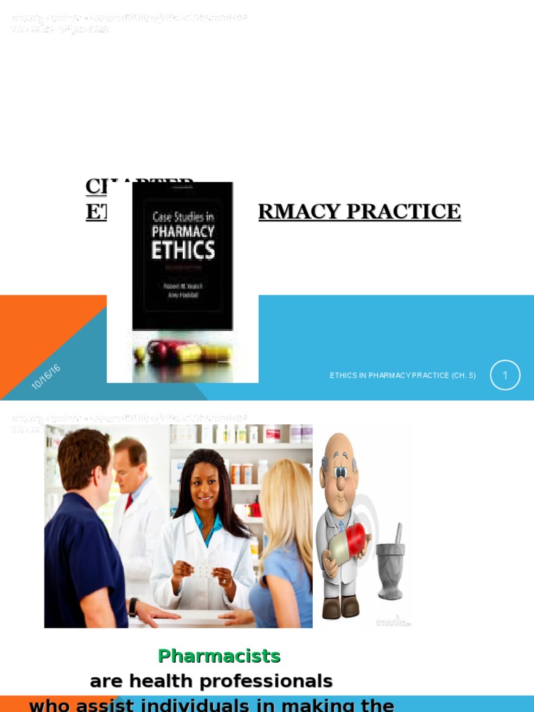 Chapter 5 Ethics In Pharmacy Practice Download Free Pdf Pharmacy