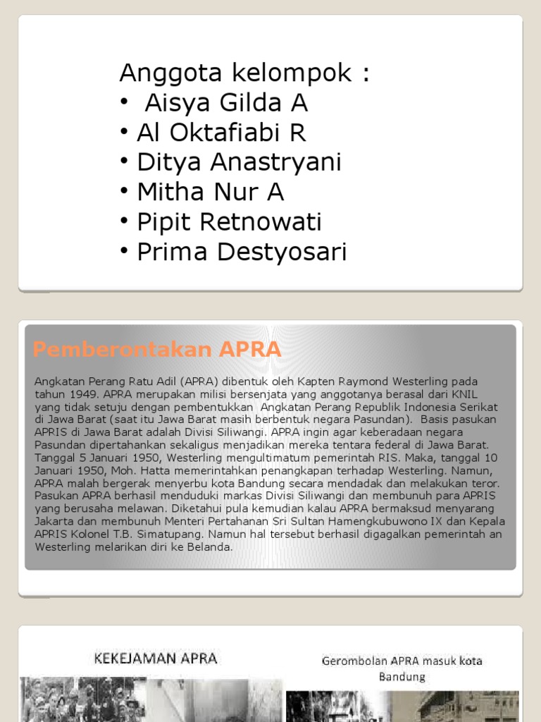 RMS, Apra, Andi Azis | PDF